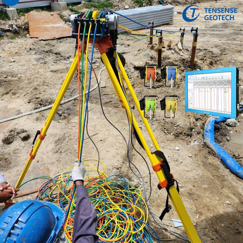 Multi-Channel Cross Hole Sonic Pile Integrity Tester TS-S1206(B ...